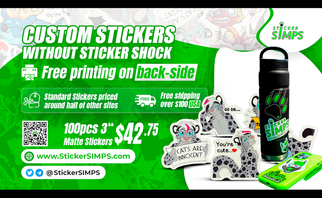 Sticker SIMPS - Custom Stickers Without Sticker Shock