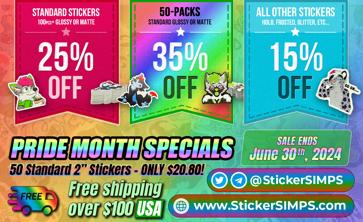 Sticker SIMPS - Custom Stickers Without Sticker Shock